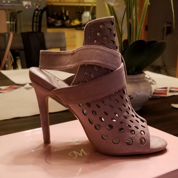 M & L | Shoes | Suede Sandals In A Light Purple Color | Poshmark